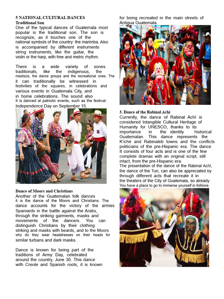 5 National Cultural Dances | PDF | Dances | Tango