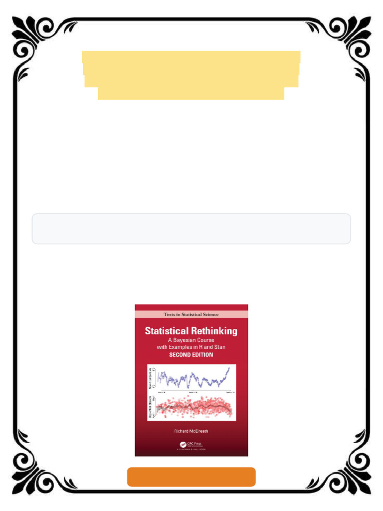 Statistical Rethinking A Bayesian Course with Examples in R and STAN ...