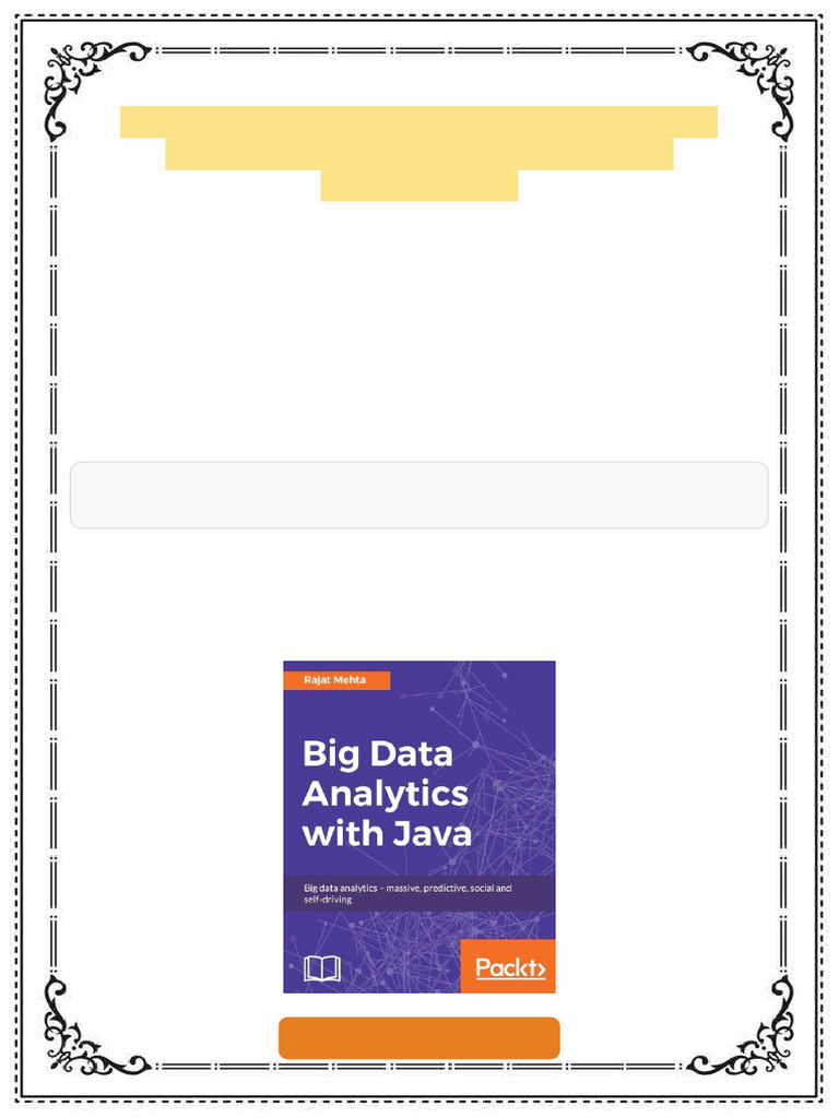 Big Data Analytics with Java 1st Edition Rajat Mehta eBook full digital ...