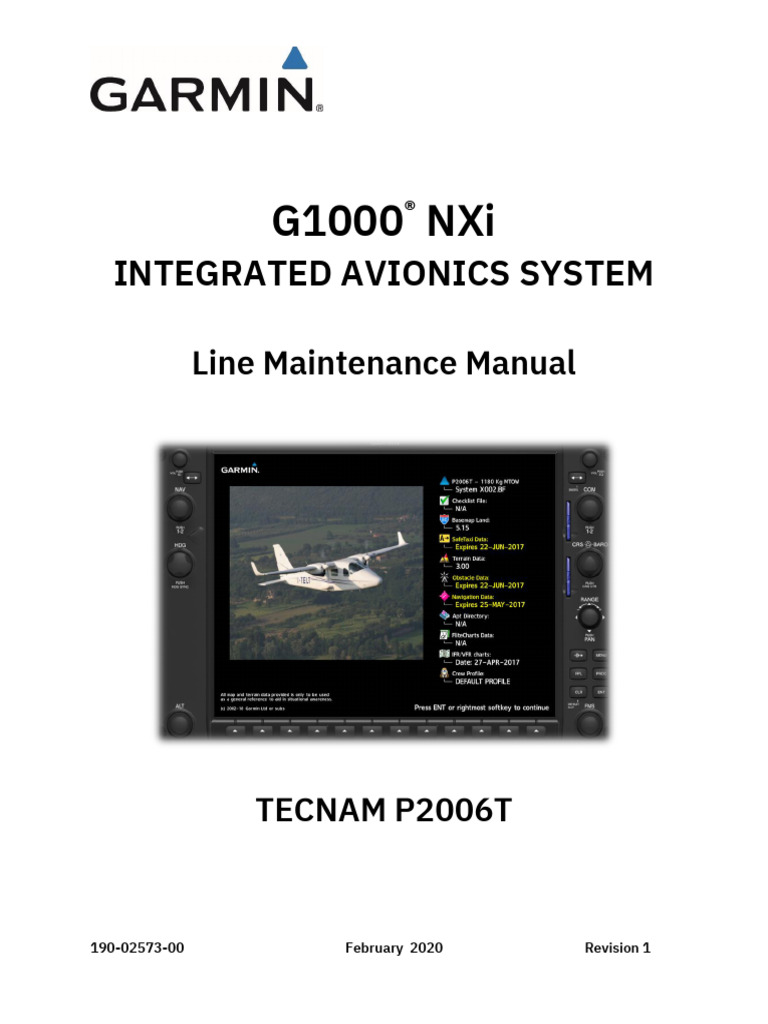 Tecnam P2006T G1000 NXi LMM Guide | PDF
