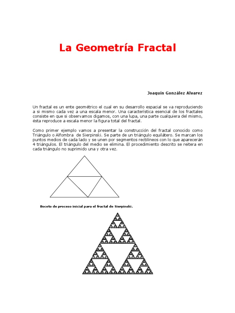 Geometria Fractal | PDF