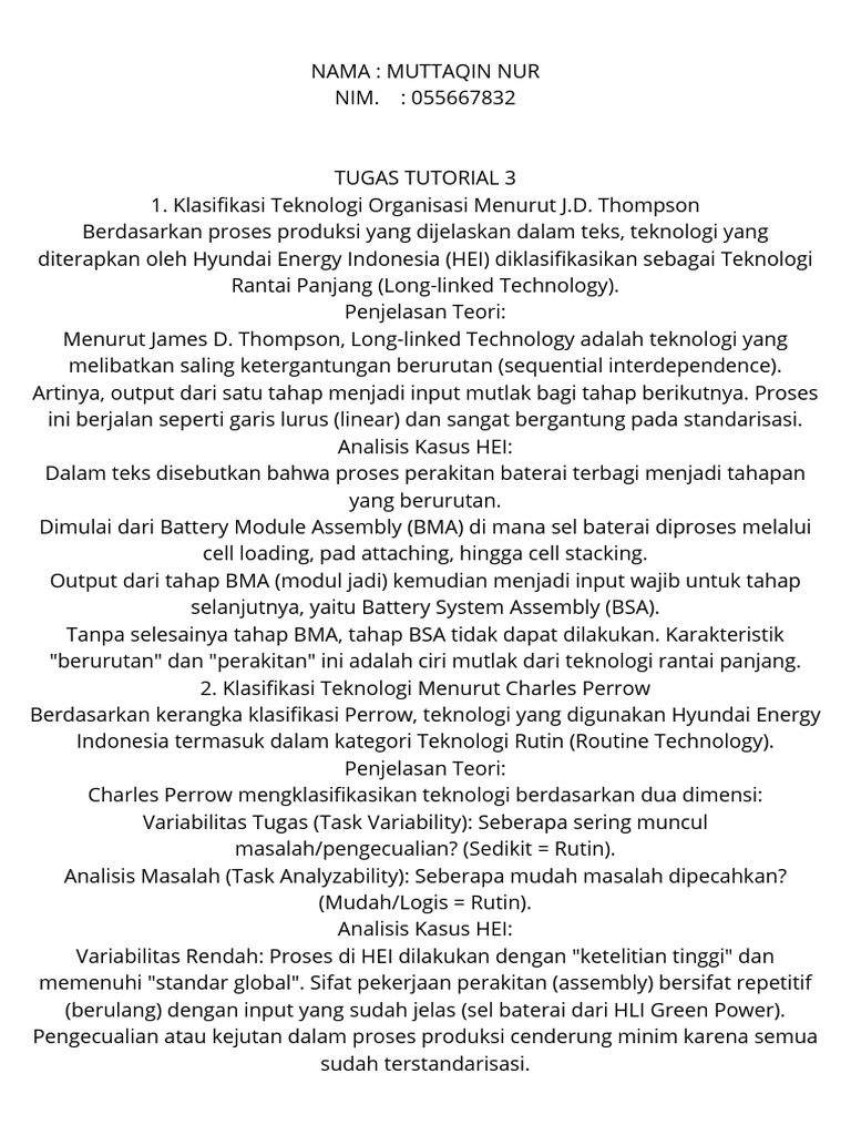 NAMA MUTTAQIN NUR NIM. 055667832 TUGAS TUTORIAL 3 1. Klasifikasi Teknolo_20251201_174747_0000 | PDF