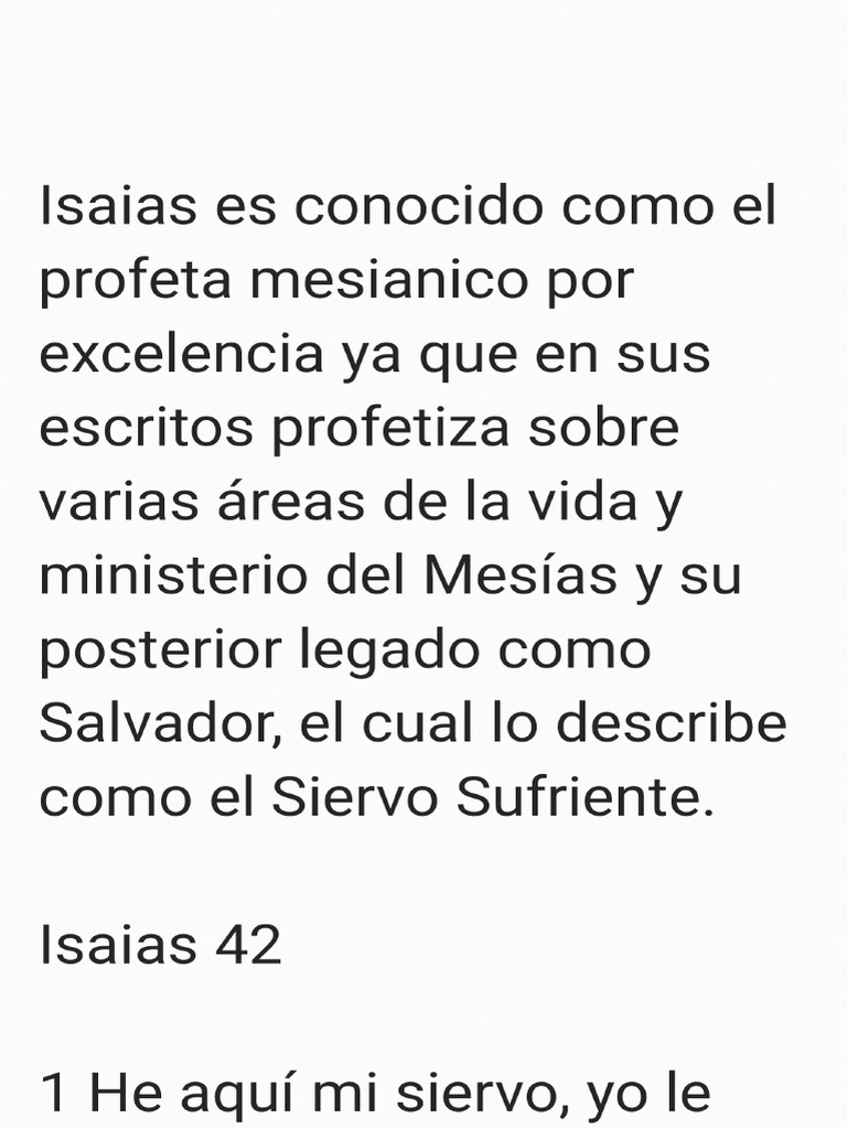 Isaias 42 | PDF