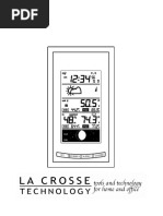 Ultronic LCD Weather Clock Guide | PDF | Clock | Time