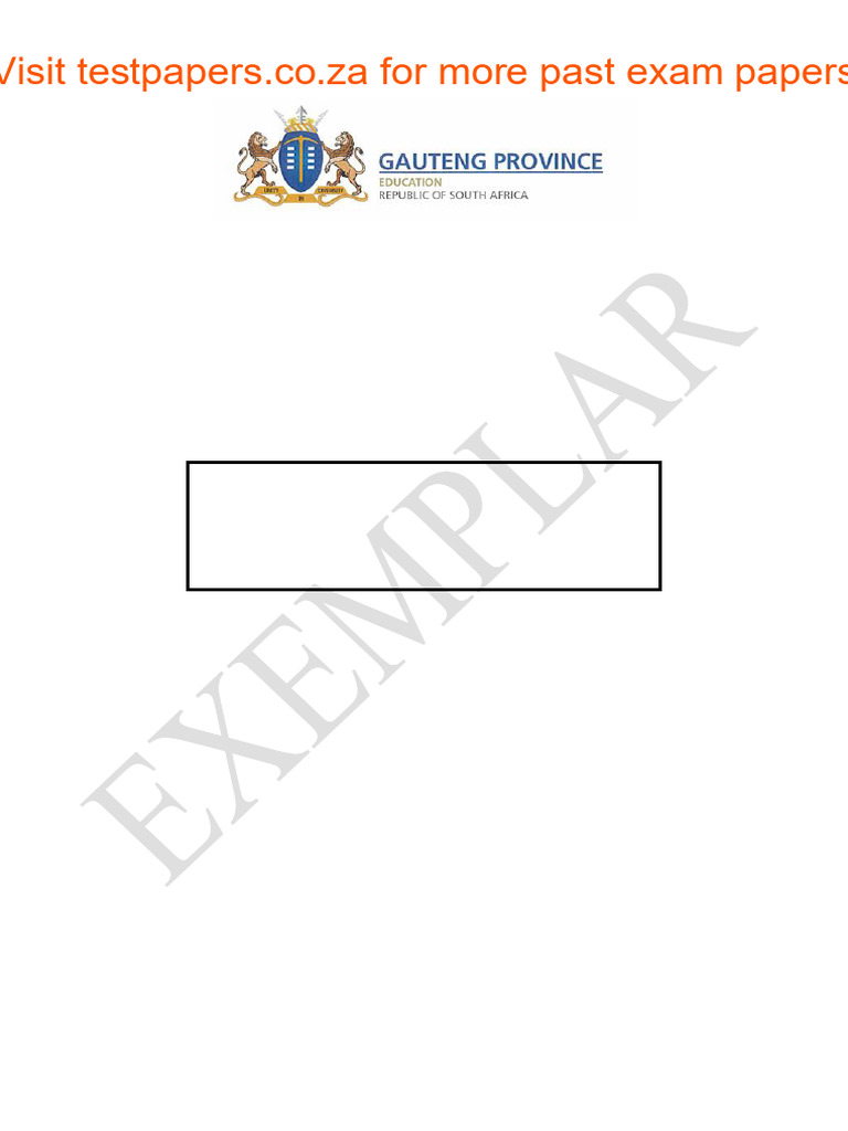 Gr 11 Mathematics P2 (English) 2023 Question Paper | PDF | Circle | Area