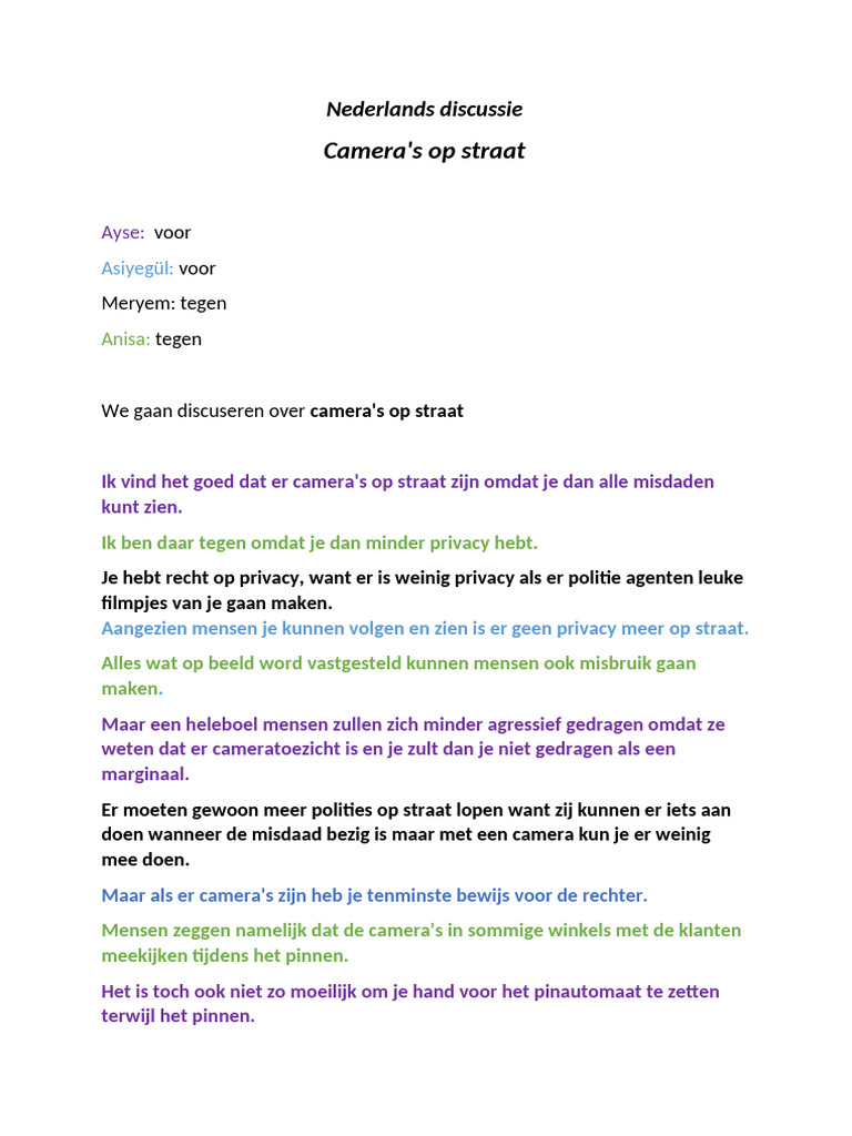 Nederlands discussie | PDF