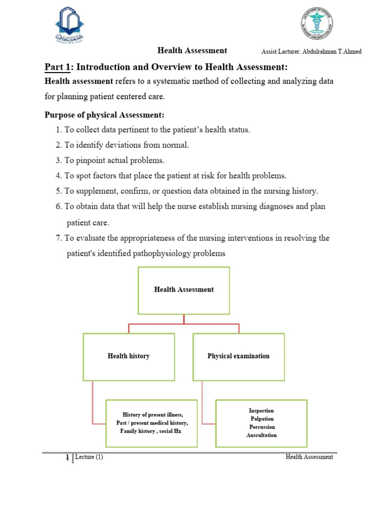 First Lac Health Assessment.pdf 20251212 080226 0000 | PDF | Physical ...