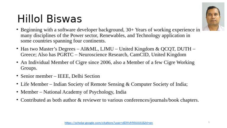 Brief Intro Hillol+Biswas India | PDF