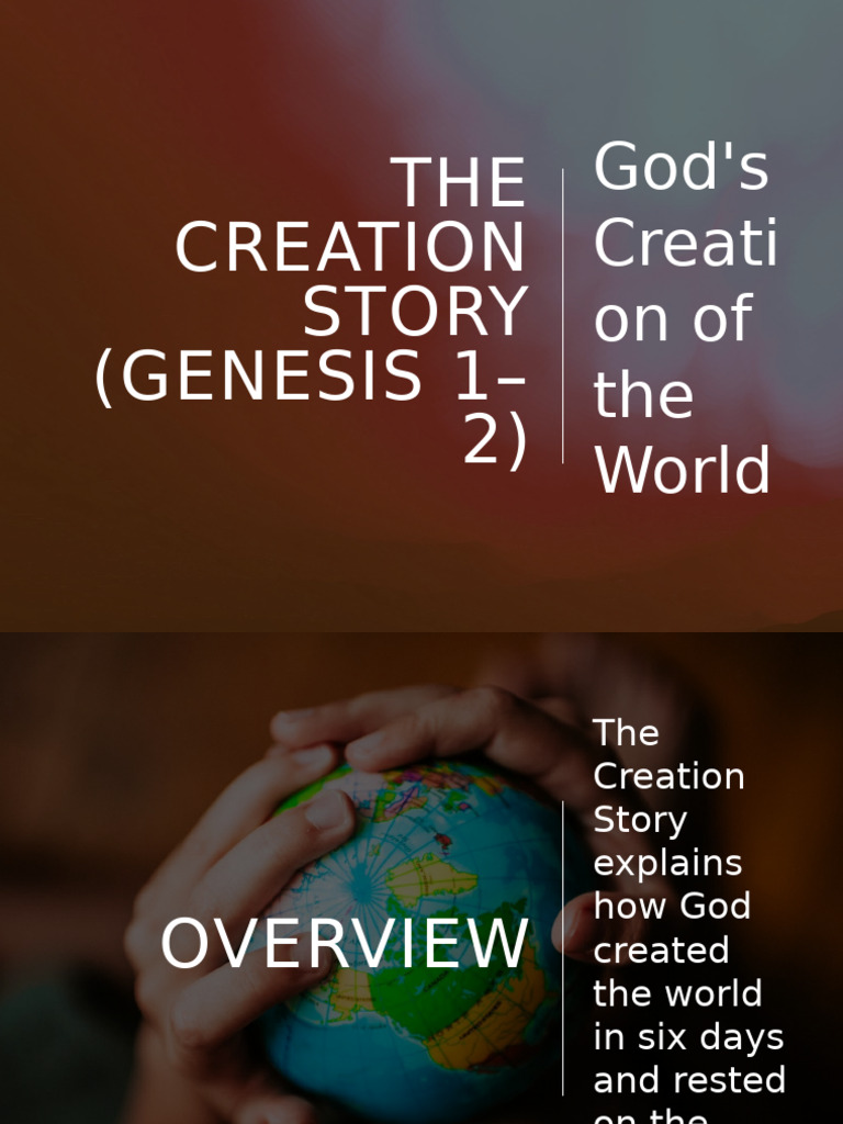God's Creation Story: Genesis Overview | PDF