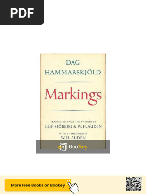 Dag Hammarskjold Markings