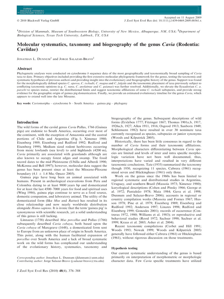 Molecular Systematics Taxonomy and Biogeography Of | PDF | Polymerase Chain Reaction ...