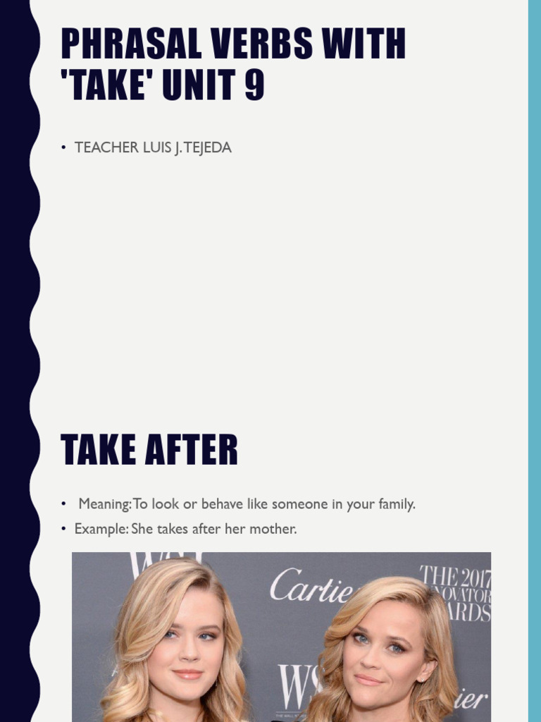 Phrasal Verbs TAKE UNIT 9 | PDF