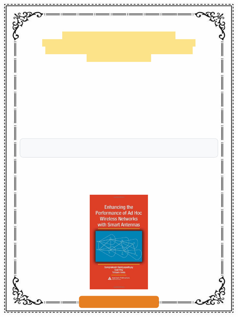 Enhancing the Performance of Ad Hoc Wireless Networks with Smart ...