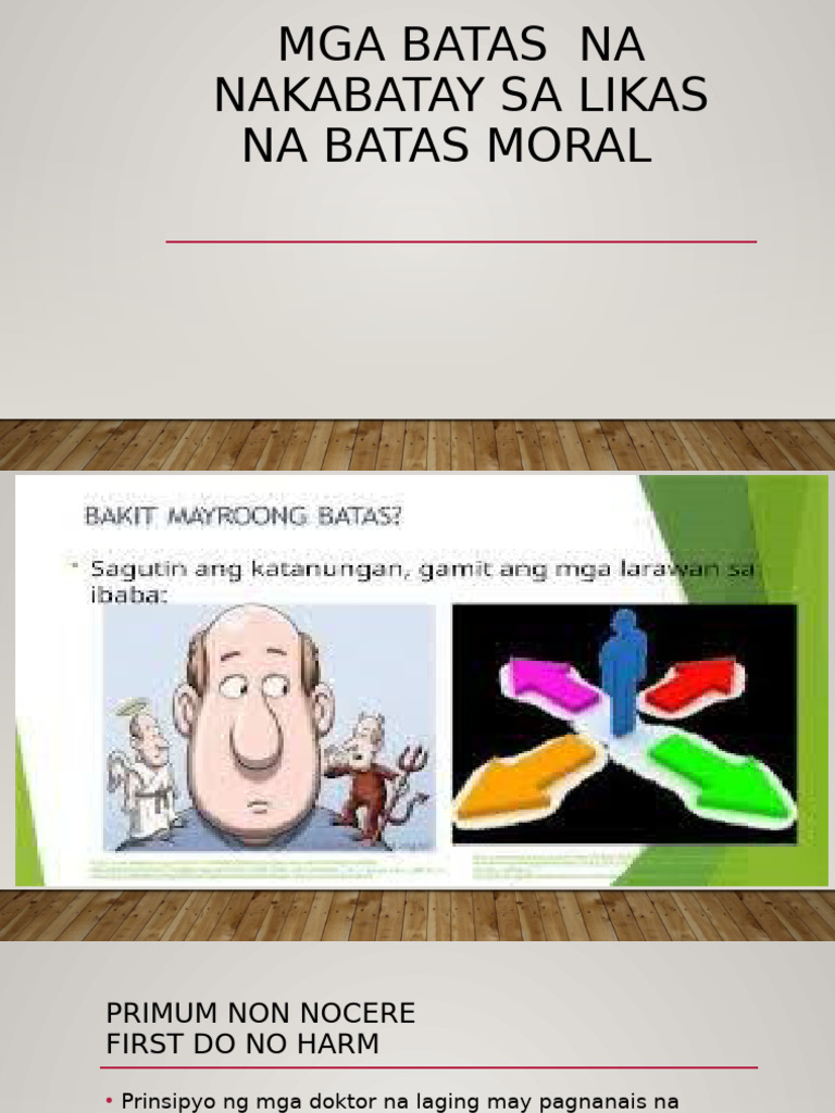 Likas Na Batas Moral | PDF