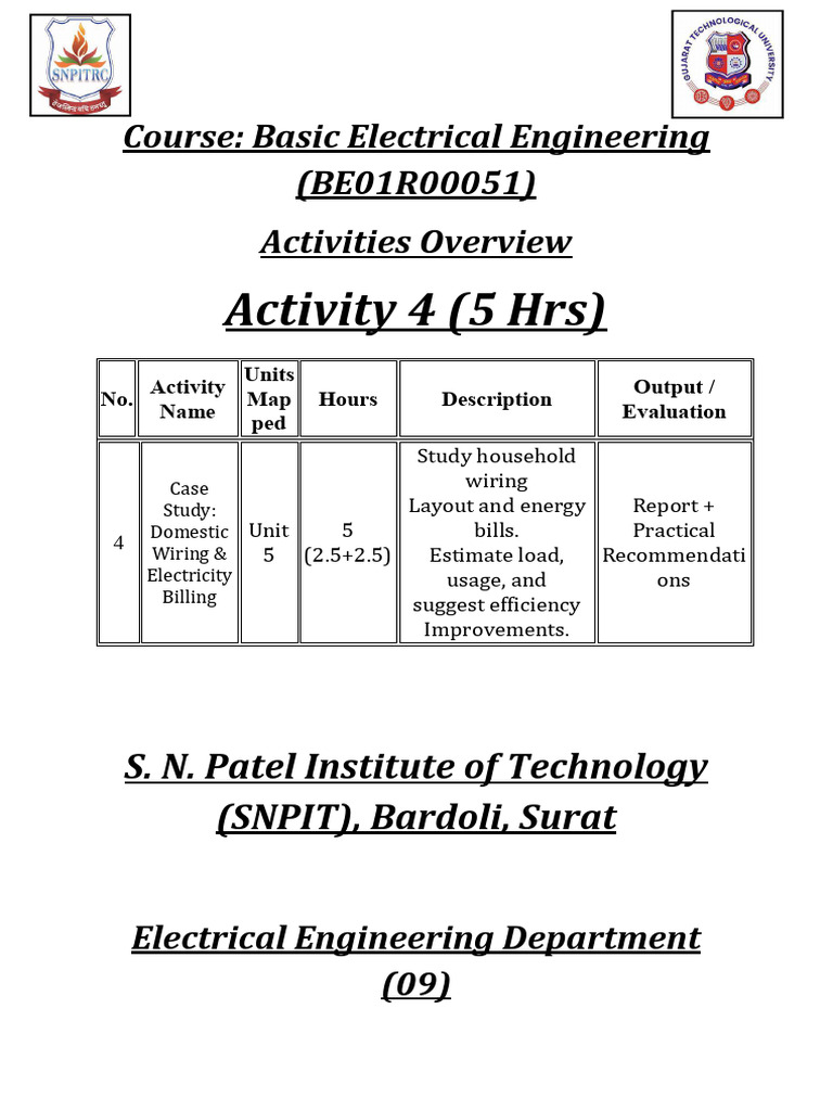 Activities 4 - Front Page | PDF