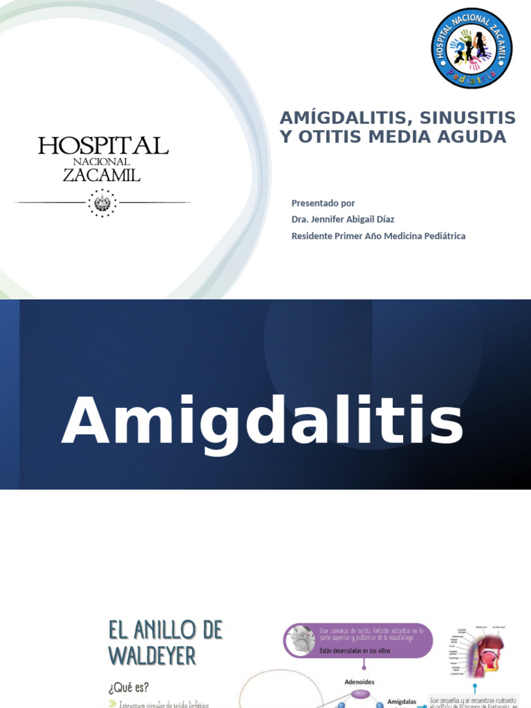 Amígdalas, Sinusitis y Otitis 2.0 | PDF | Estreptococo | Enfermedades y ...