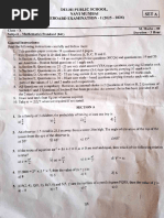 Class 10 PW NSAT Sample Paper | PDF | Taste | Soma (Biology)