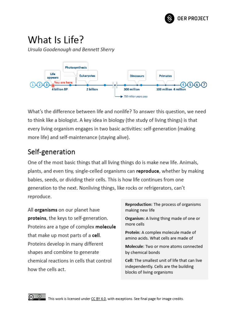 BHP 314 Article - What is Life | PDF | Gene | Mutation
