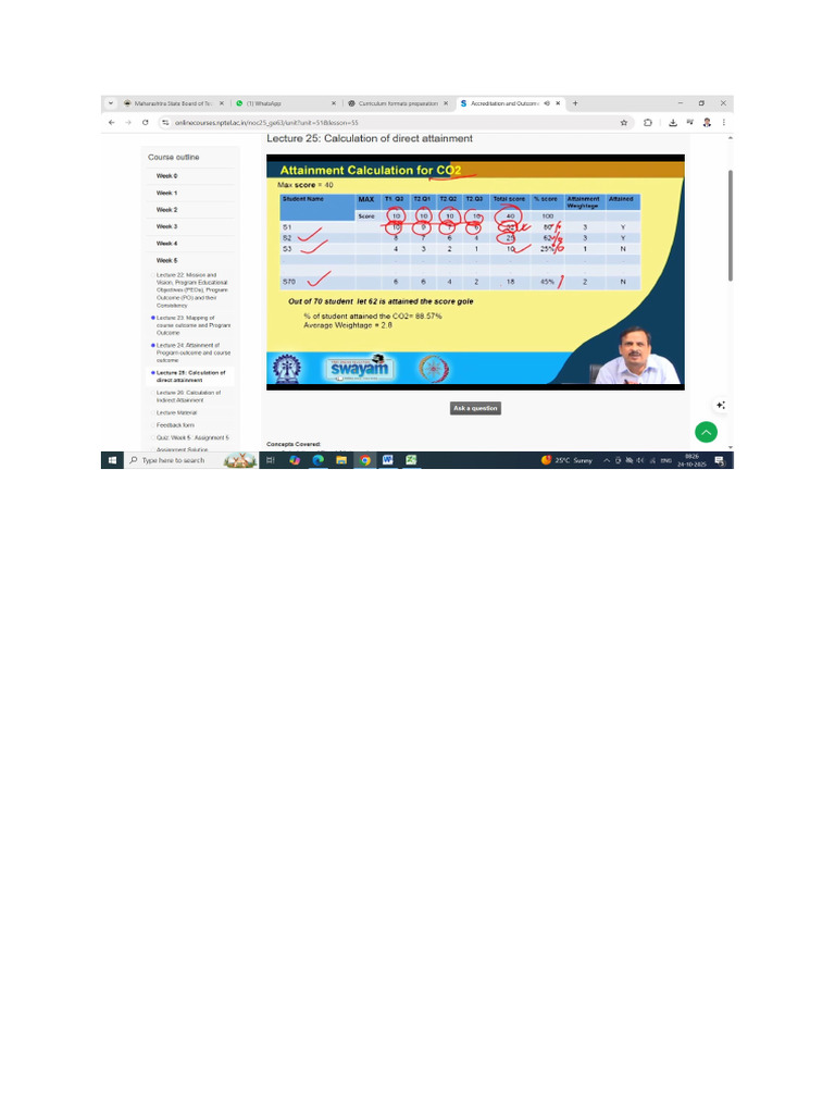 Actual Calculation of Co1 Co2 Co3 Co4 Seperately Method | PDF