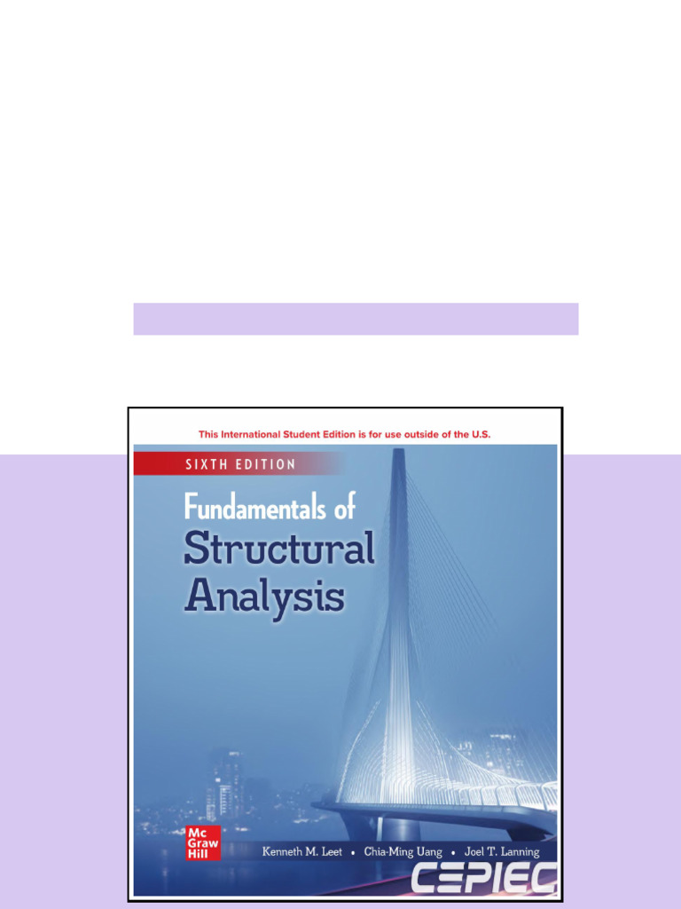 (Ebook) Fundamentals of Structural Analysis ISE (International Student ...