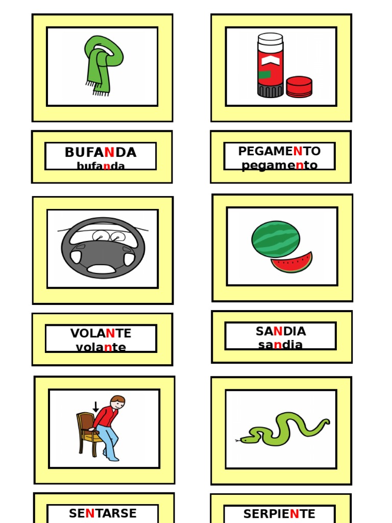 Fonema N Inversa y Final R.A.I.P. | PDF