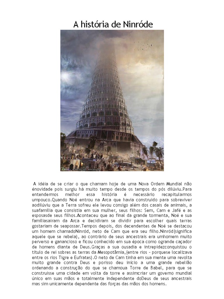 A História de Ninróde | PDF | Religião e crença | Bíblia