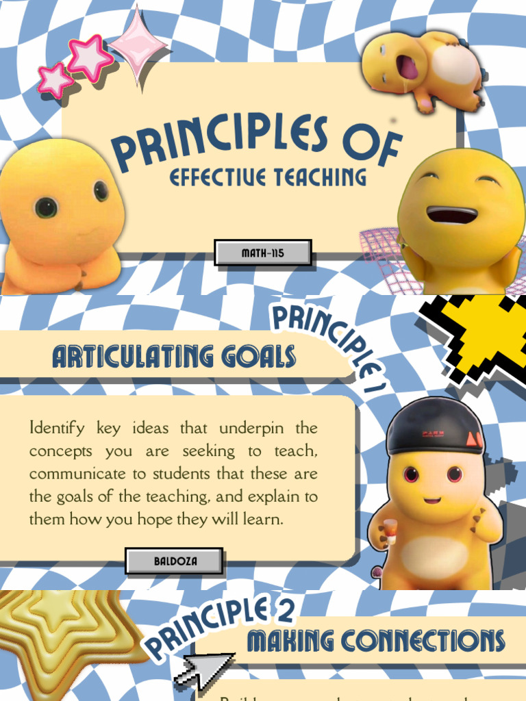 Group 3 Principlesof Effective Teaching | PDF
