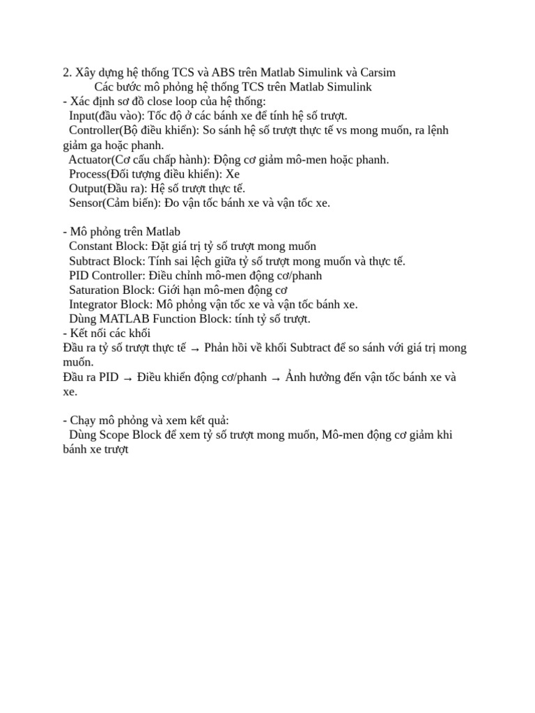Cách mô phỏng TCS matlab | PDF