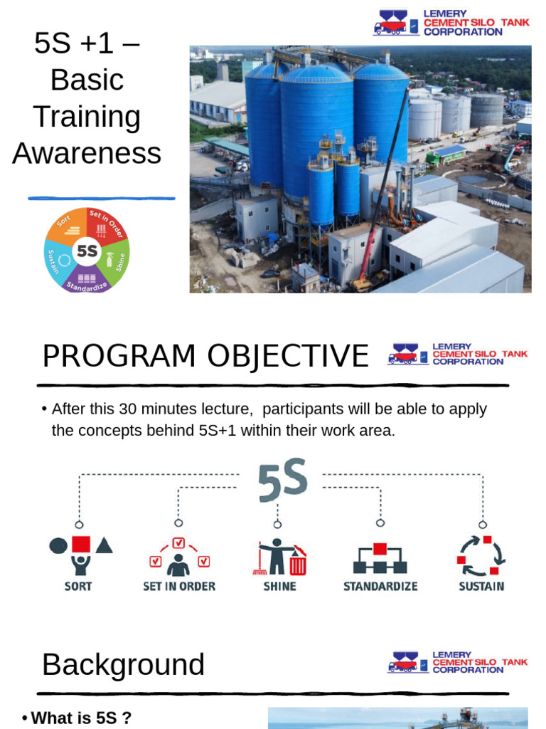5S+1 Training for Workplace Efficiency | PDF