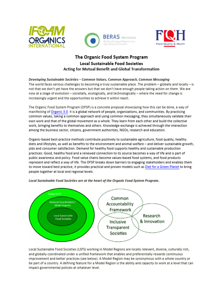 Organic Food System Program Intro 16august2016 | PDF | Sustainability ...