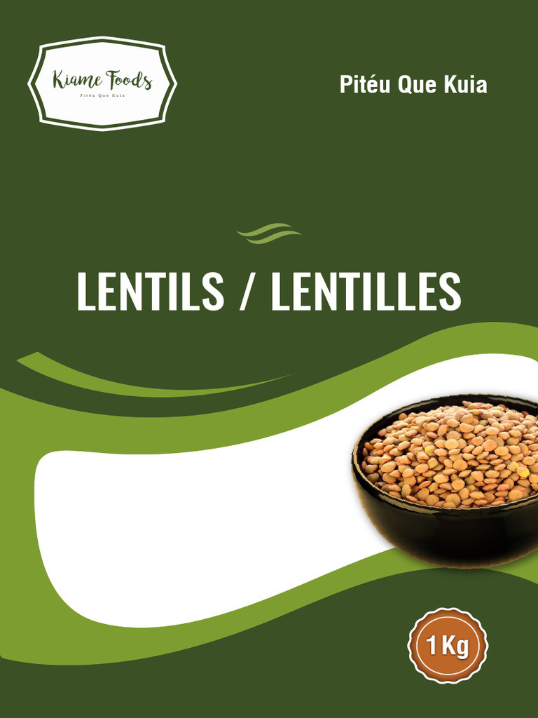 Lentils Packaging | PDF