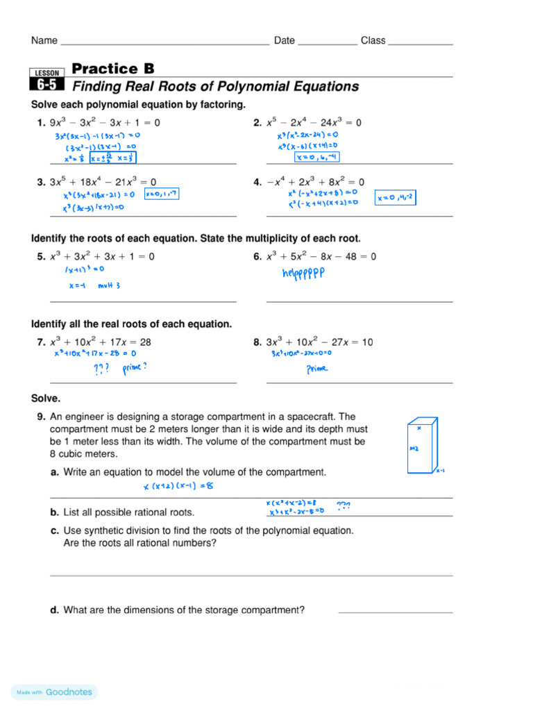 Polynomial Equations Solutions Guide | PDF