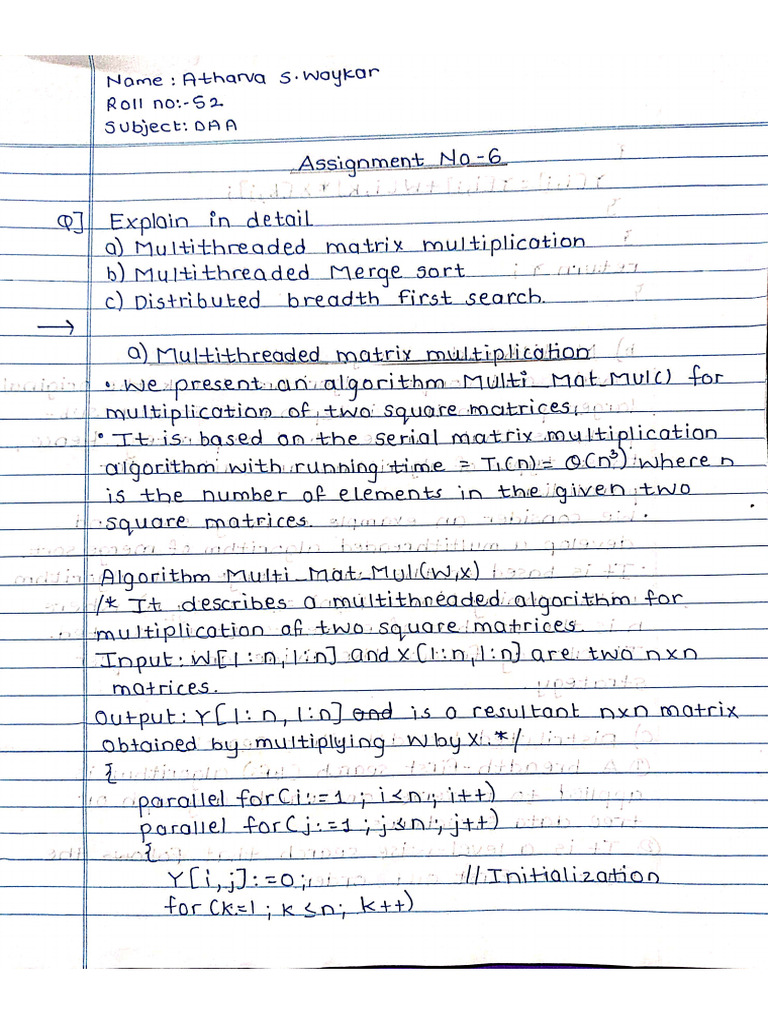 DAA Assignment 6 | PDF