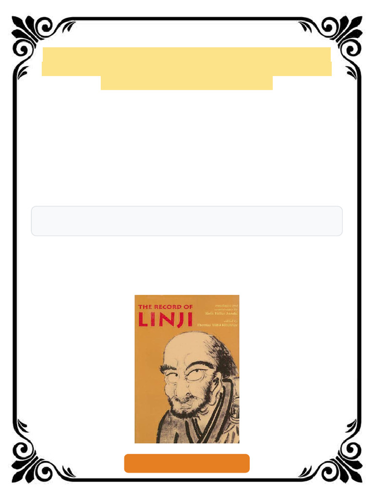 The Record of Linji Nanzan Library of Asian Religion and Culture Thomas ...