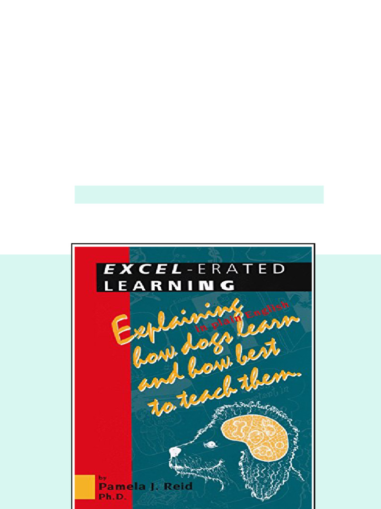 (Ebook) Excel-Erated Learning: Explaining in Plain English How Dogs ...