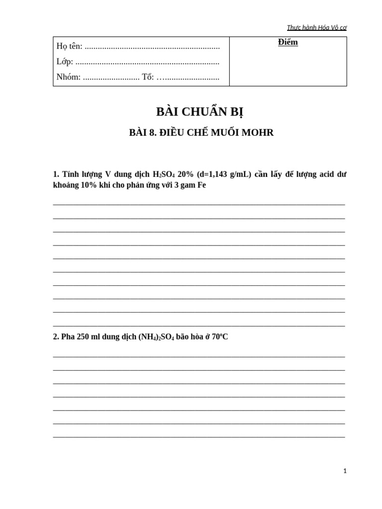 Chuan bi-Muoi Mohr | PDF