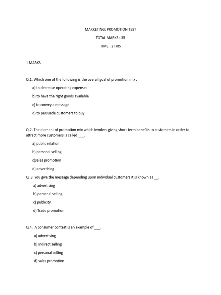 Test Markettin Devesh Promotion | PDF | Marketing | Advertising