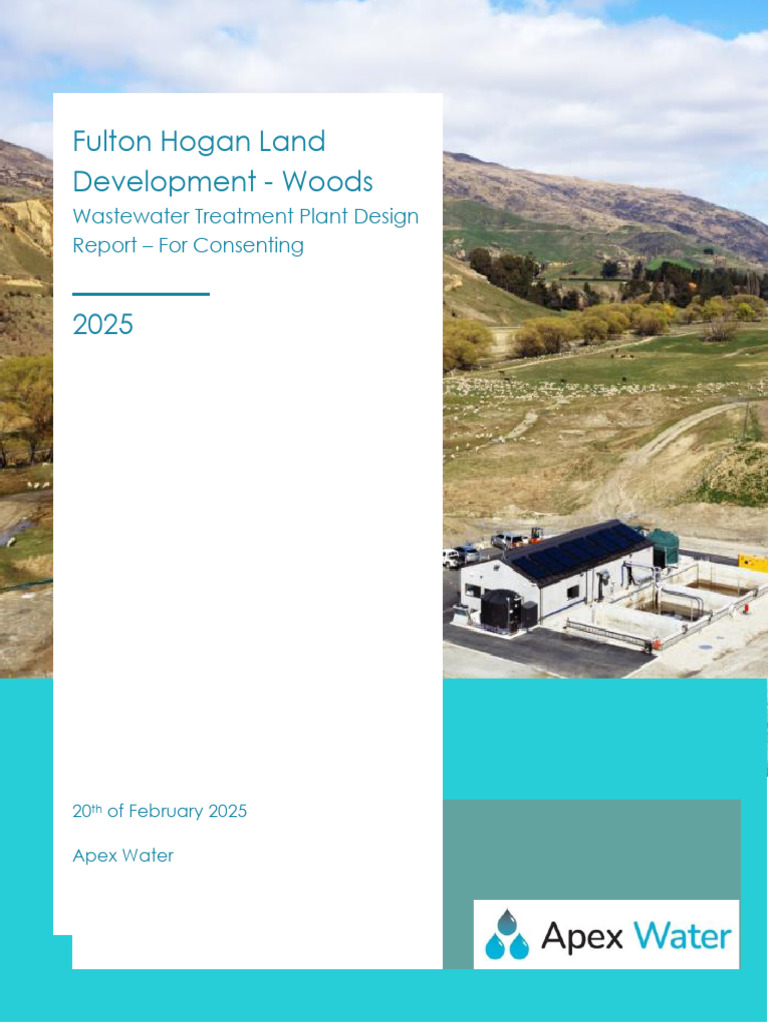 Wastewater Treatment Plant Design Report | PDF | Sewage Treatment ...