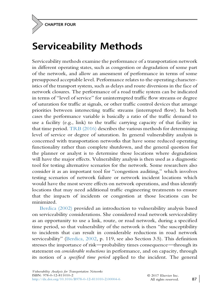 Transportation Network Serviceability Analysis | PDF | Bayesian Network ...