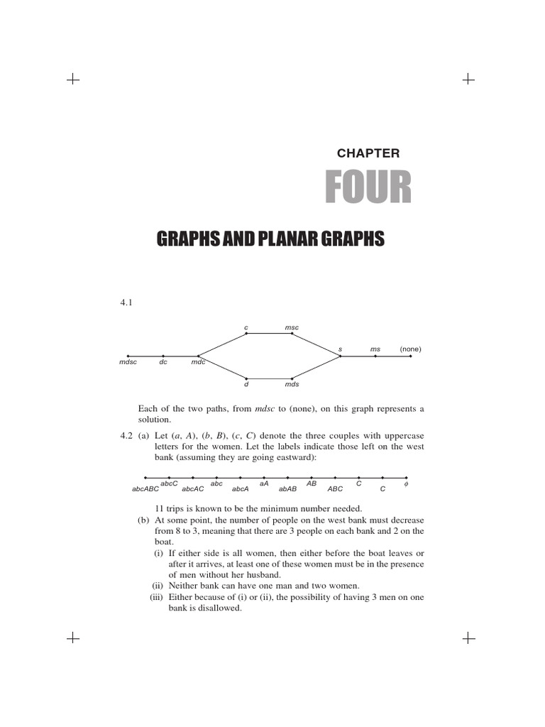 Graph Theory Problem Solutions | PDF | Vertex (Graph Theory ...