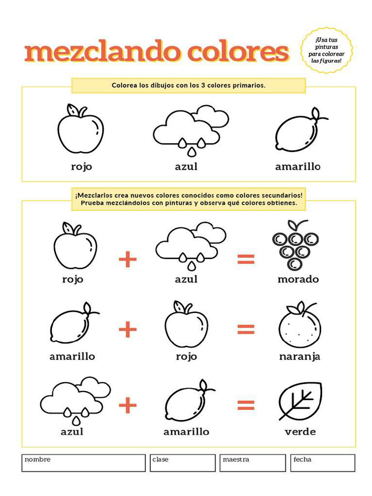Tarea Colores | PDF