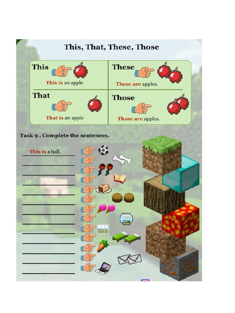 Demonstrative Pronouns | PDF