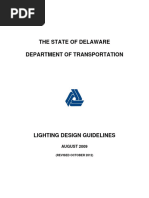 WSDOT Illumination Design Guidelines | PDF | Interchange (Road ...