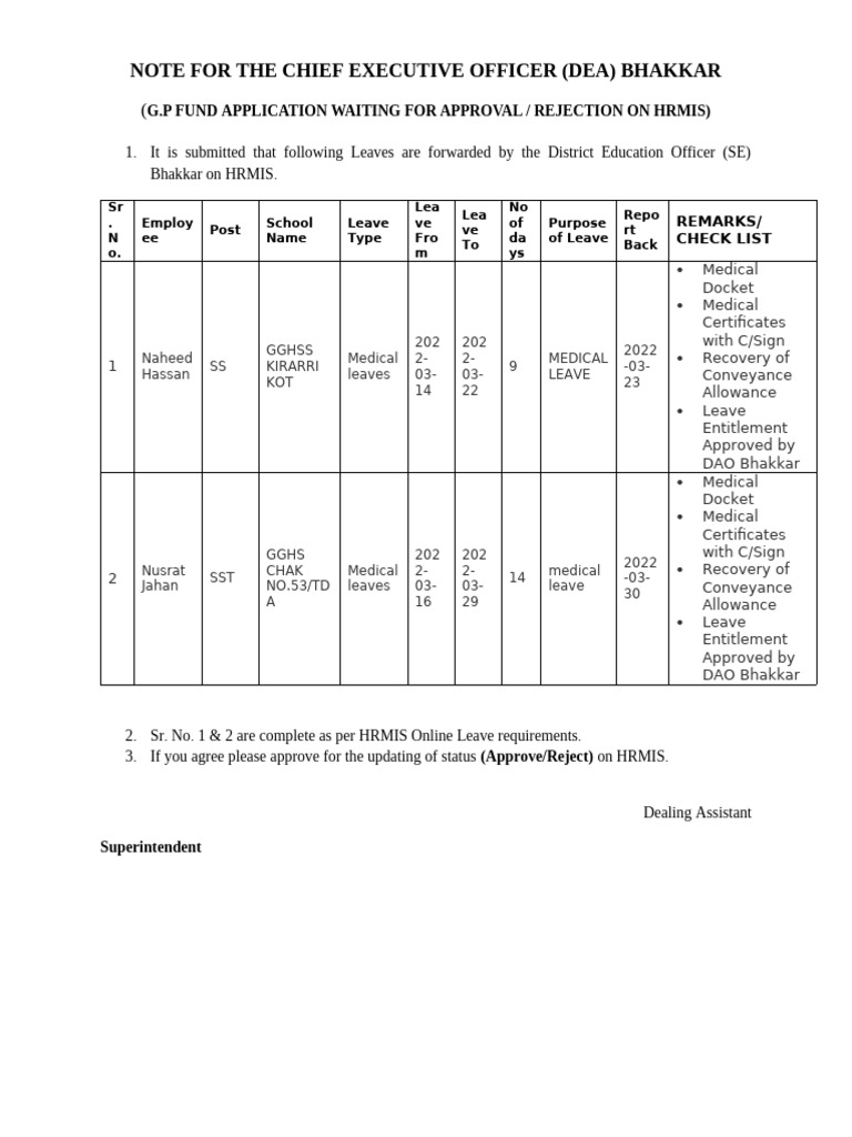 Note For G.P Fund | PDF