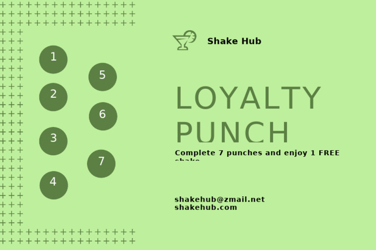 Free Punch Card Template | PDF