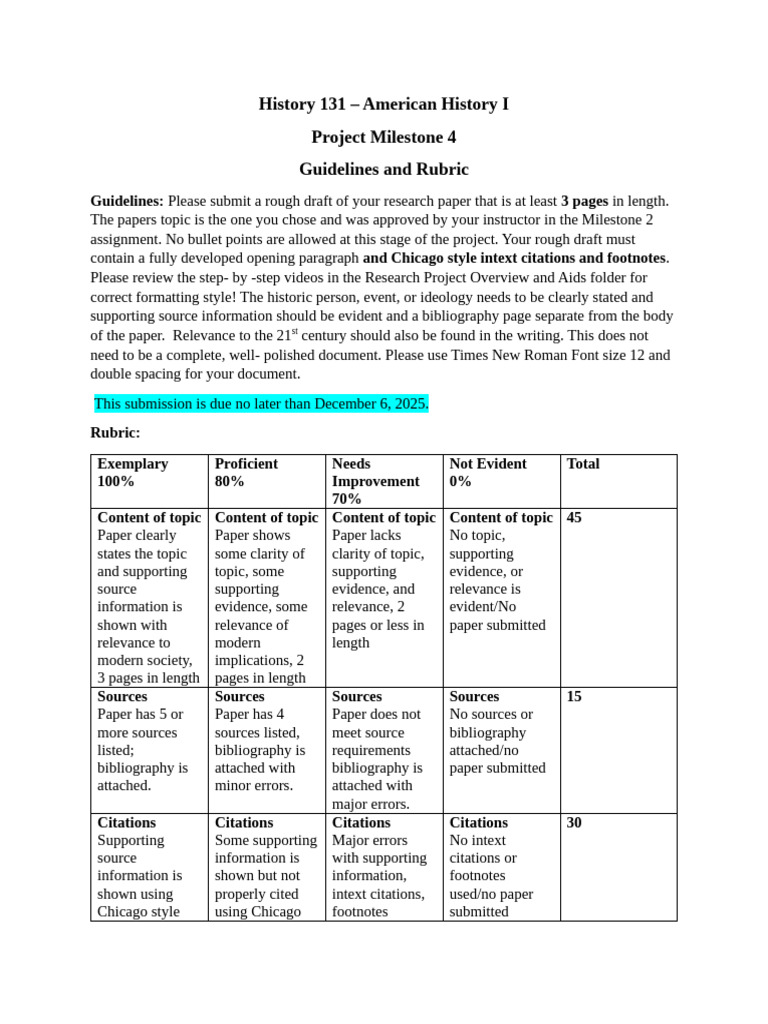 American History I Research Paper Draft | PDF | Citation | Publishing