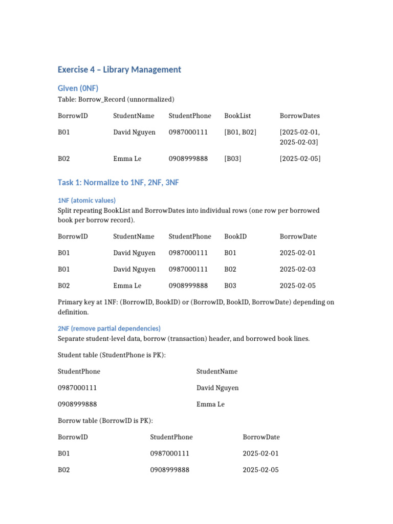 Exercise4 Library Management | PDF | Computer Programming | Computer ...