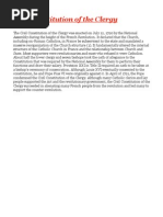 Civil Constitution of The Clergy-1 | PDF
