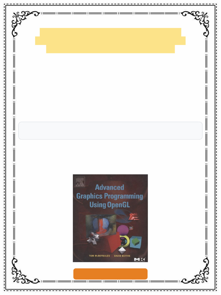 Advanced Graphics Programming Using OpenGL 1st Edition Tom Mcreynolds ...