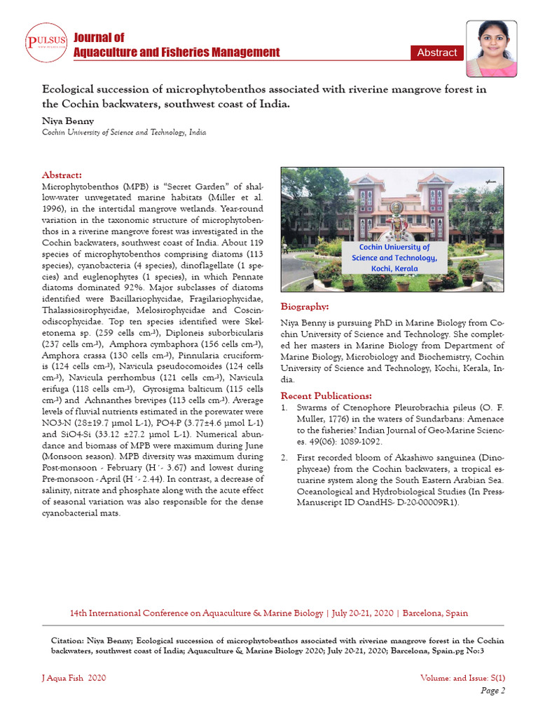 Ecological Succession of Microphytobenthos Associated With Riverine ...